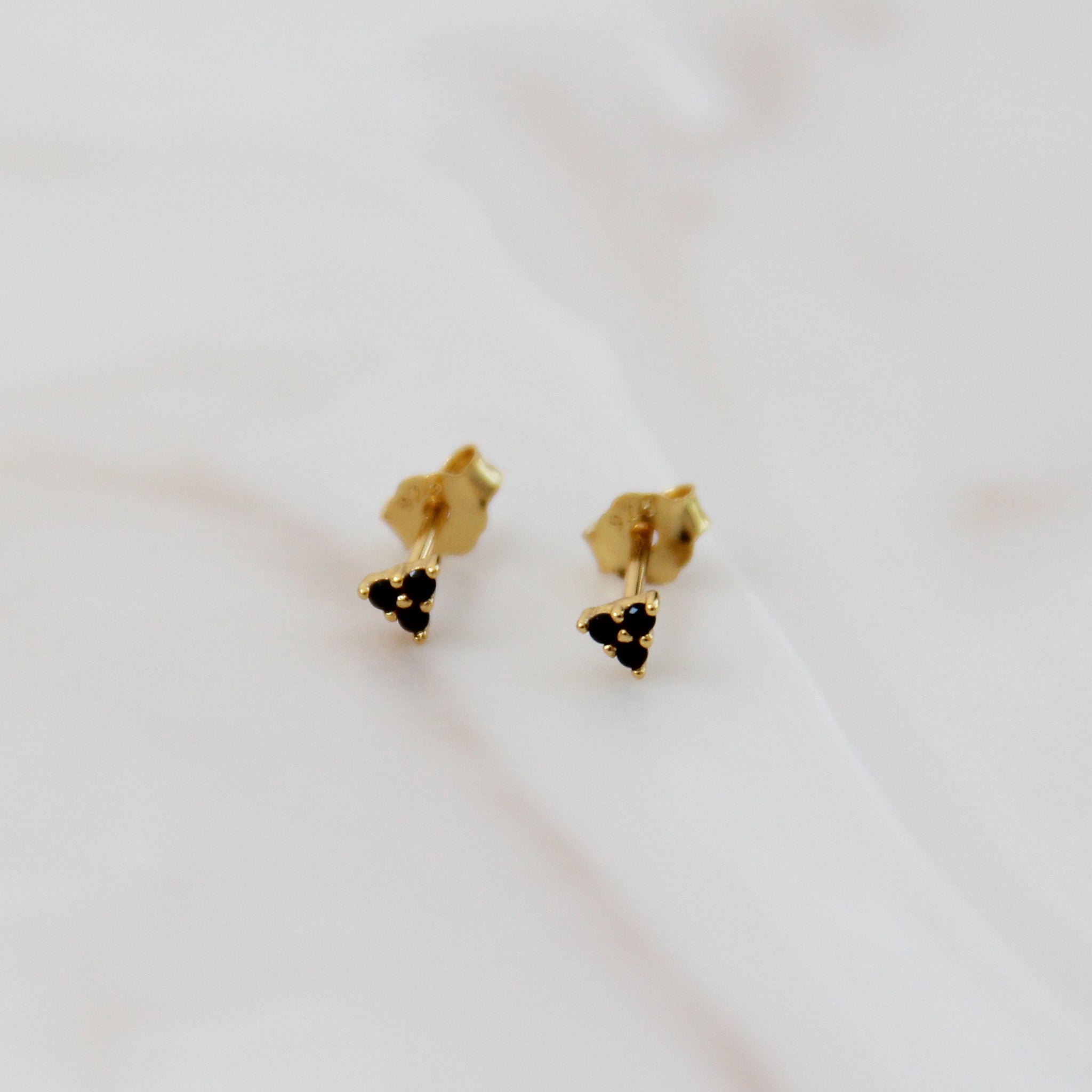 TINY TRIO STUDS - BLACK – MAIVE
